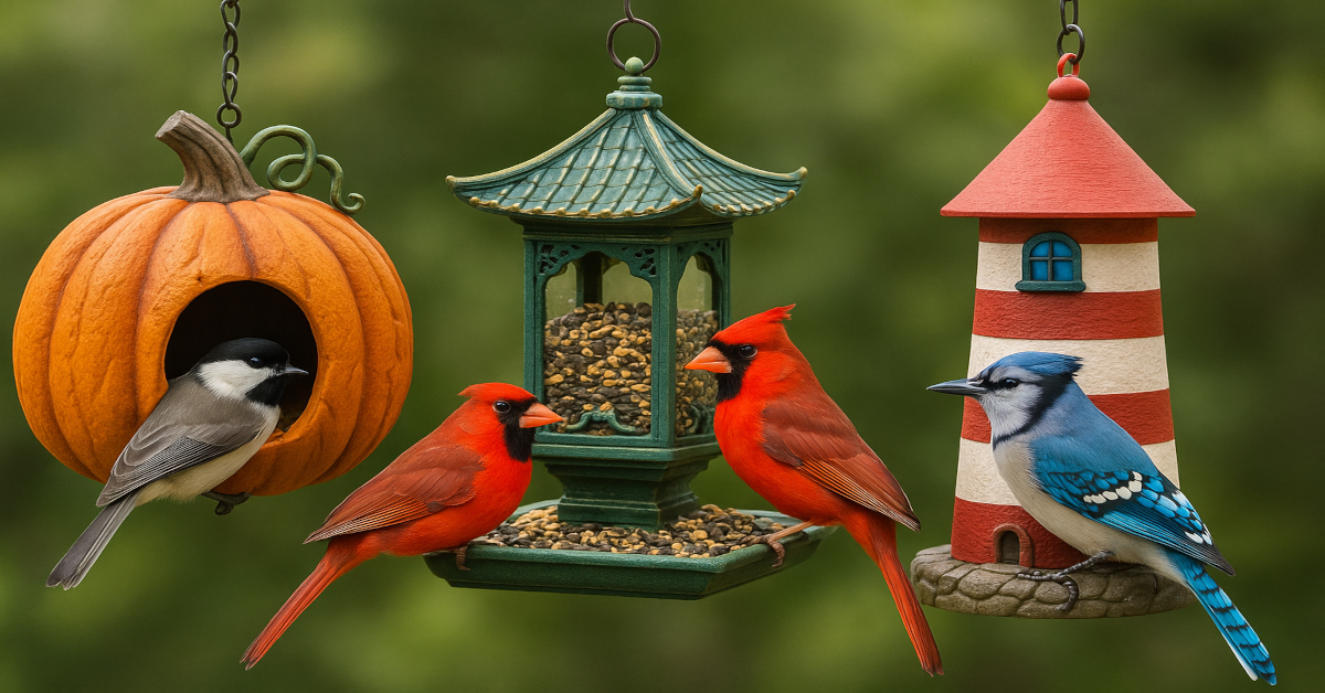 Decorative & Themed Bird Feeders | UK Garden Bird Feeders